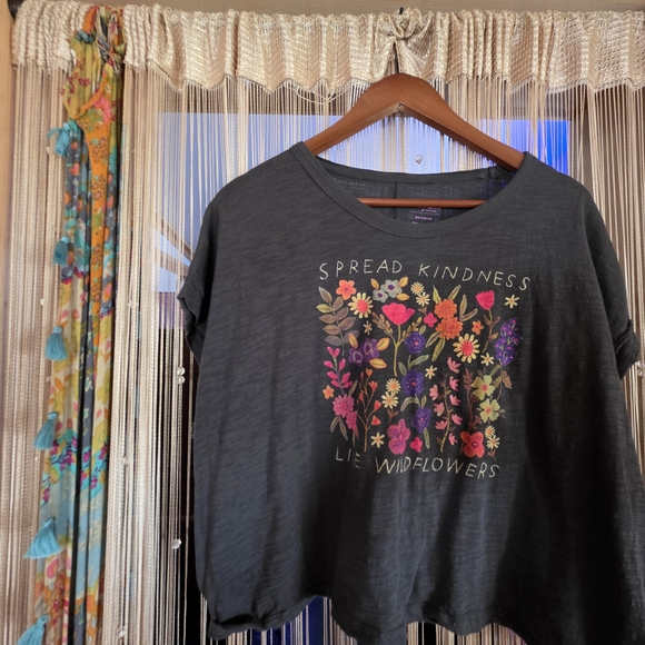 NATURAL LIFE | Tops | Natural Life Charcoal Tee | Poshmark